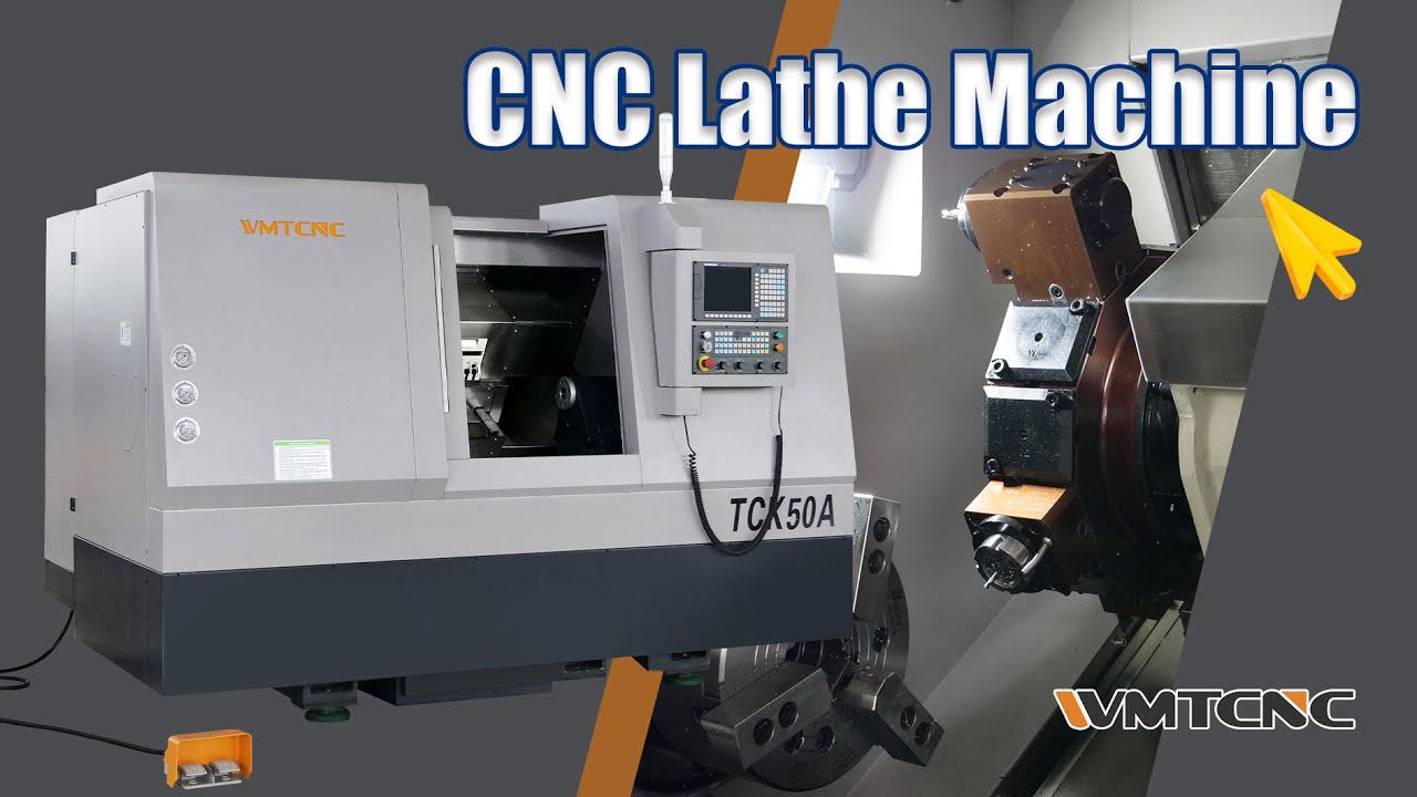 Precision Machining with Our New CNC Lathe Machine TCK50A | WMTCNC ...