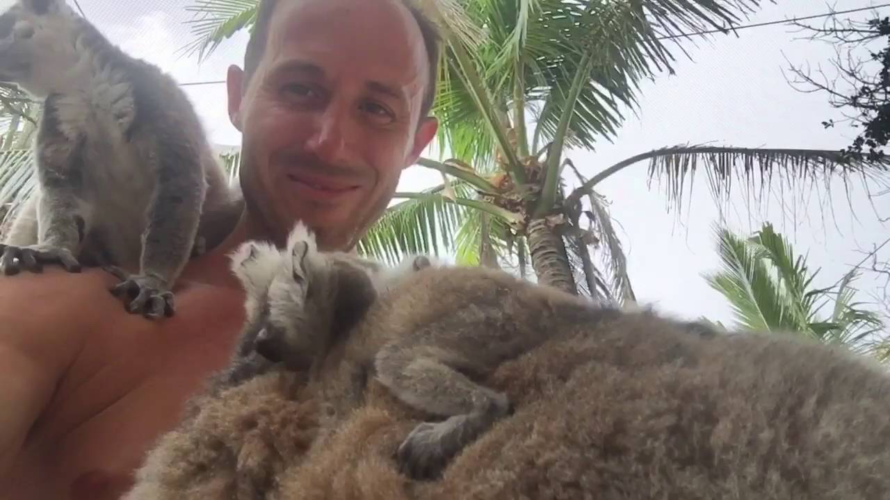 Tari Mannello on Necker Island with Sir Richar Branson's Lemurs Part II ...