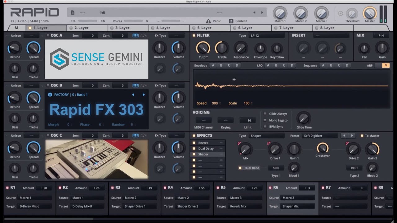 Parawave Audio Rapid - Rapid FX 303 - YouTube