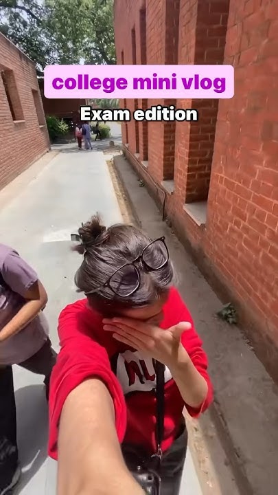 College exam mini vlog💁‍♀️#ashortaday #minivlog #youtubeshorts #delhiuniversity #college #exam ...