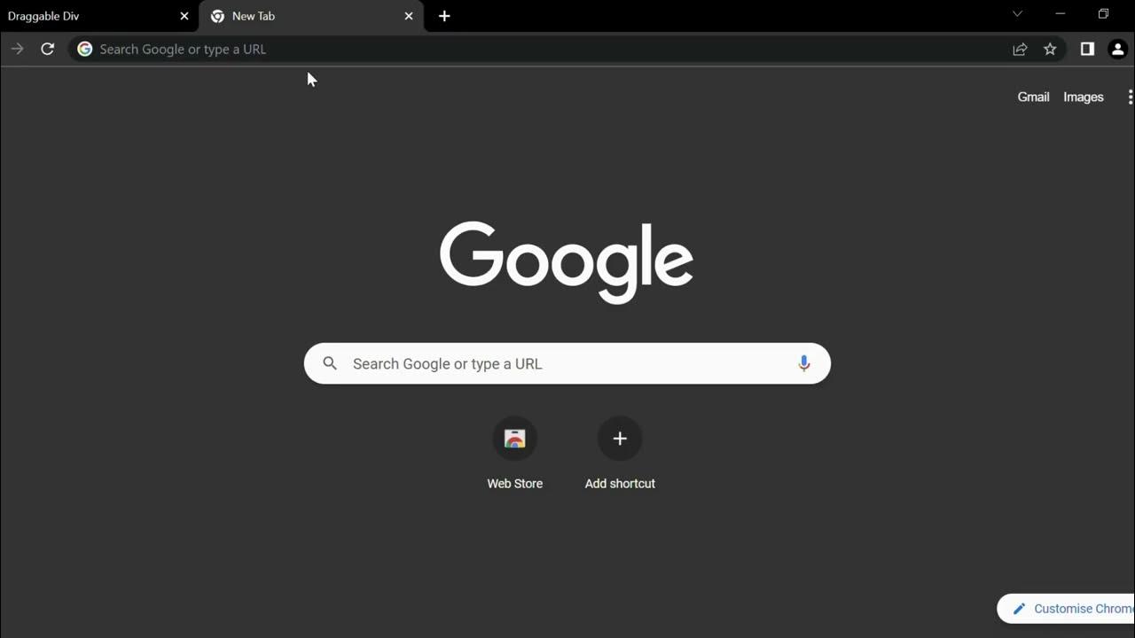 Draggable div in jQuery - YouTube