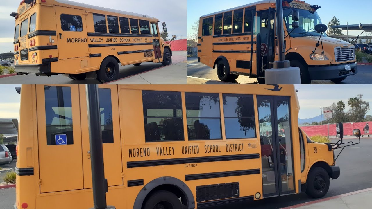 MVUSD School Buses Drive-By/Pulling In (PT.8) - YouTube