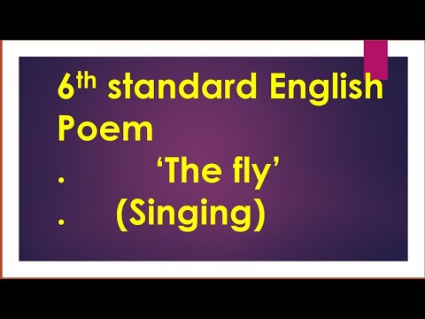 The fly - 6th standard poem -singing only @ learning world by GPN ...