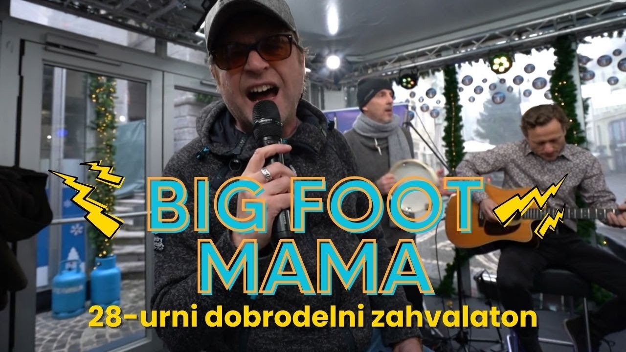 Big Foot Mama na dobrodelnem zahvalatonu: Normalen & Črn tulipan - YouTube