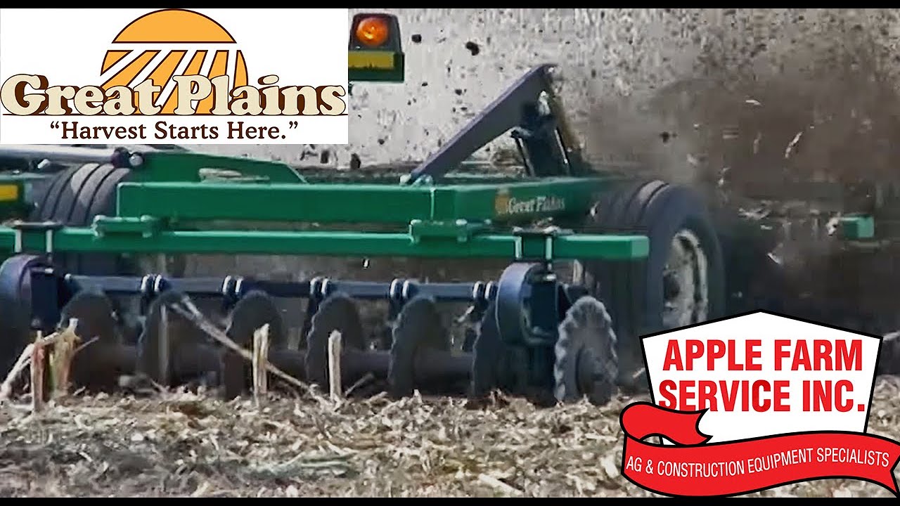 Great Plains Spring Tillage at Apple Farm Service - YouTube