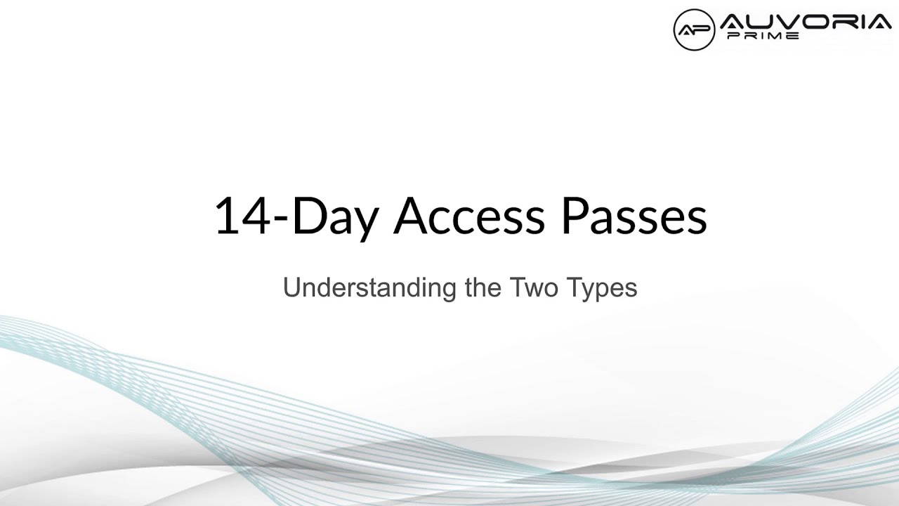 Understanding the Two Access Pass Choices - YouTube