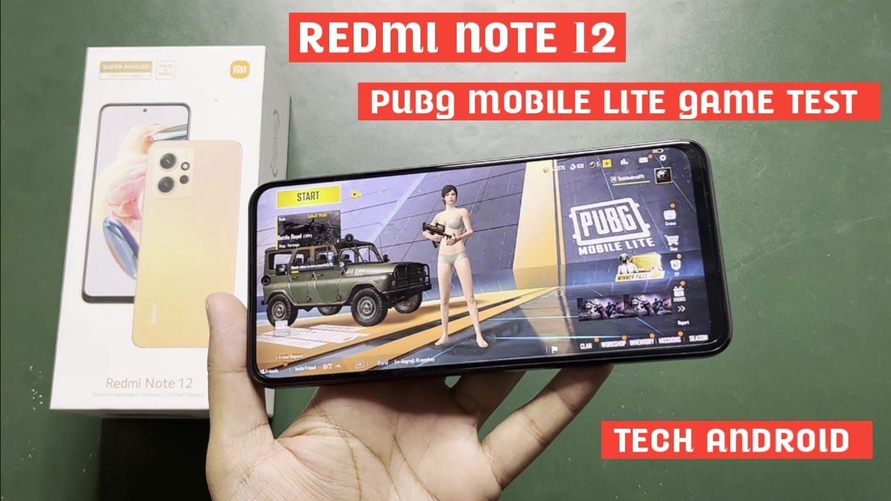 REDMI NOTE 12 PUBG MOBILE LITE GAME TEST, PUBG MOBILE LITE Handcam ...