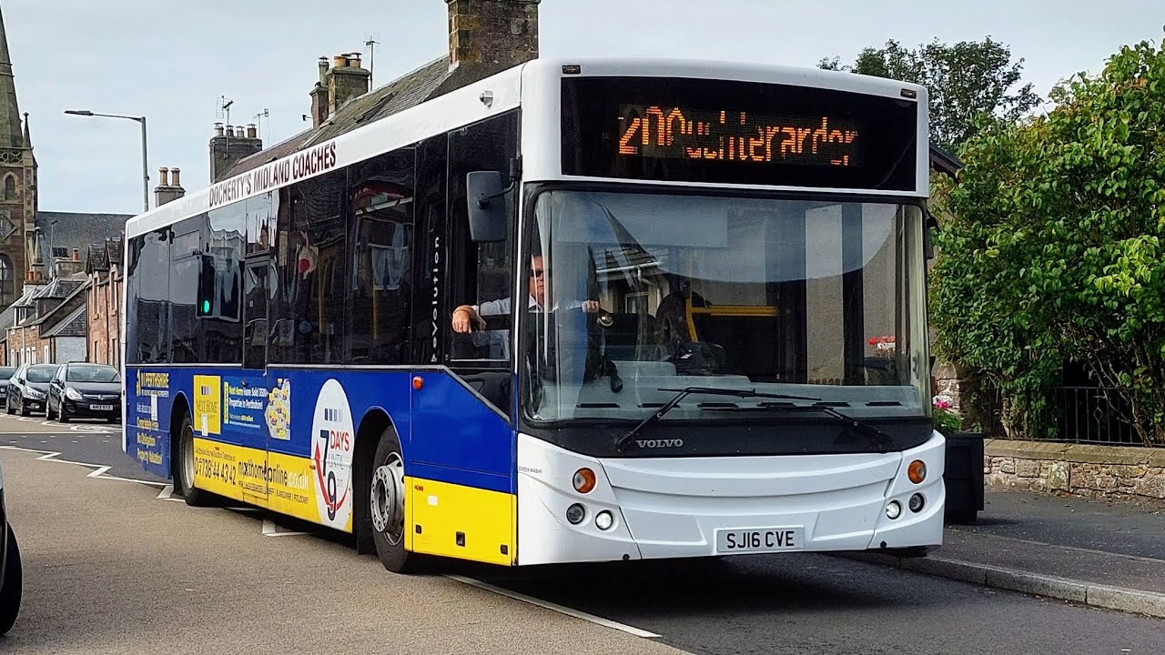 *SLUGGISH* Docherty's Midland Coaches Volvo B8RLE MCV Evolution 2 SJ16 ...