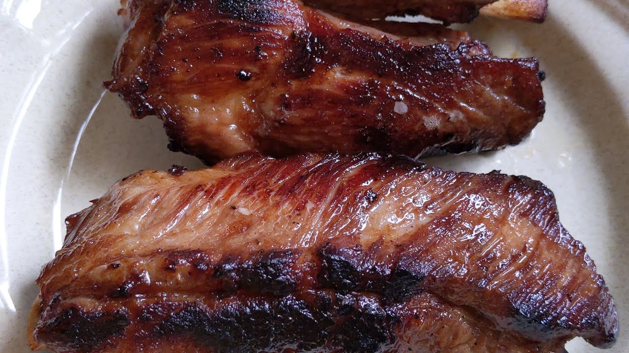 Pan Grilled /Deep Fried Ribs/ So yummy - YouTube