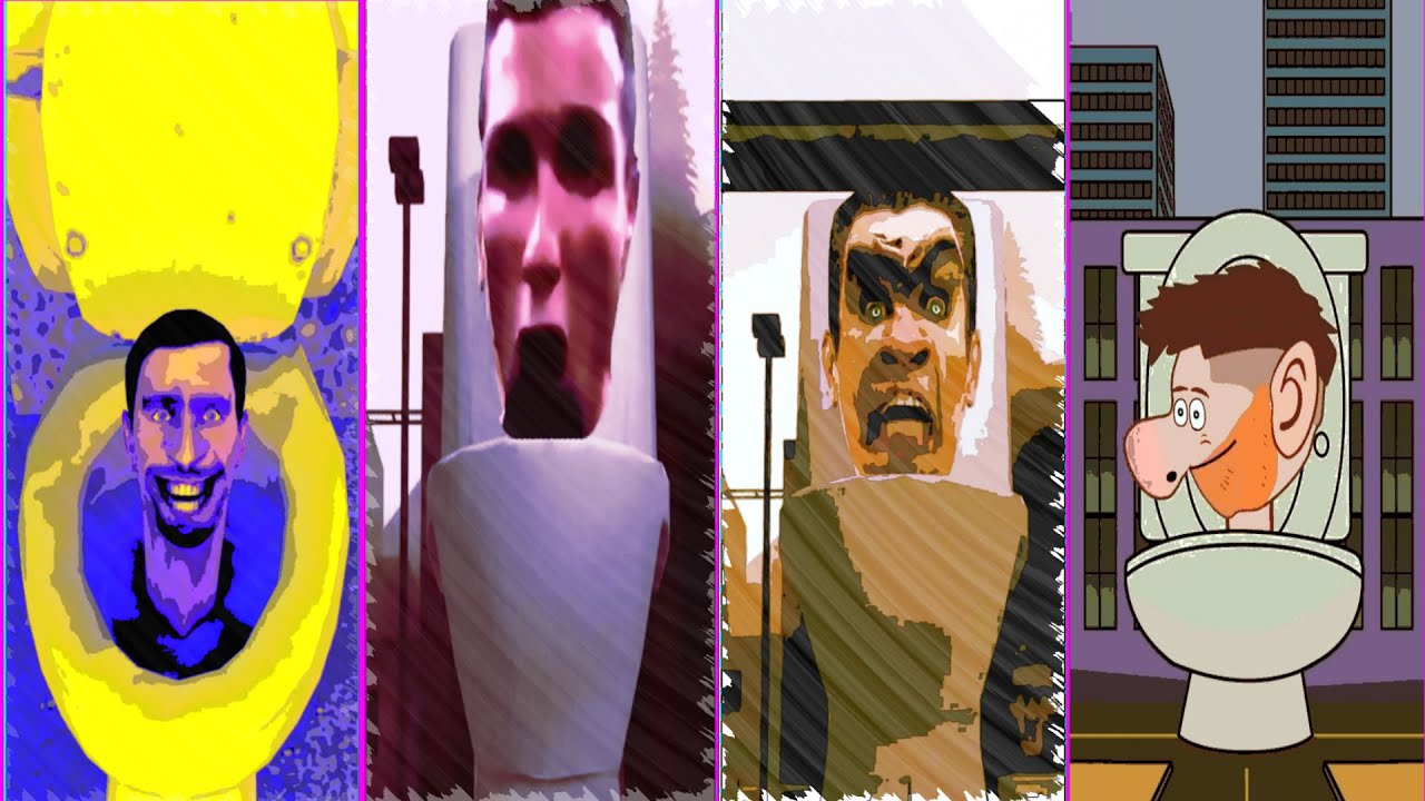 skibidi toilet CR7 vs Messi battle cover songs meme #description - YouTube