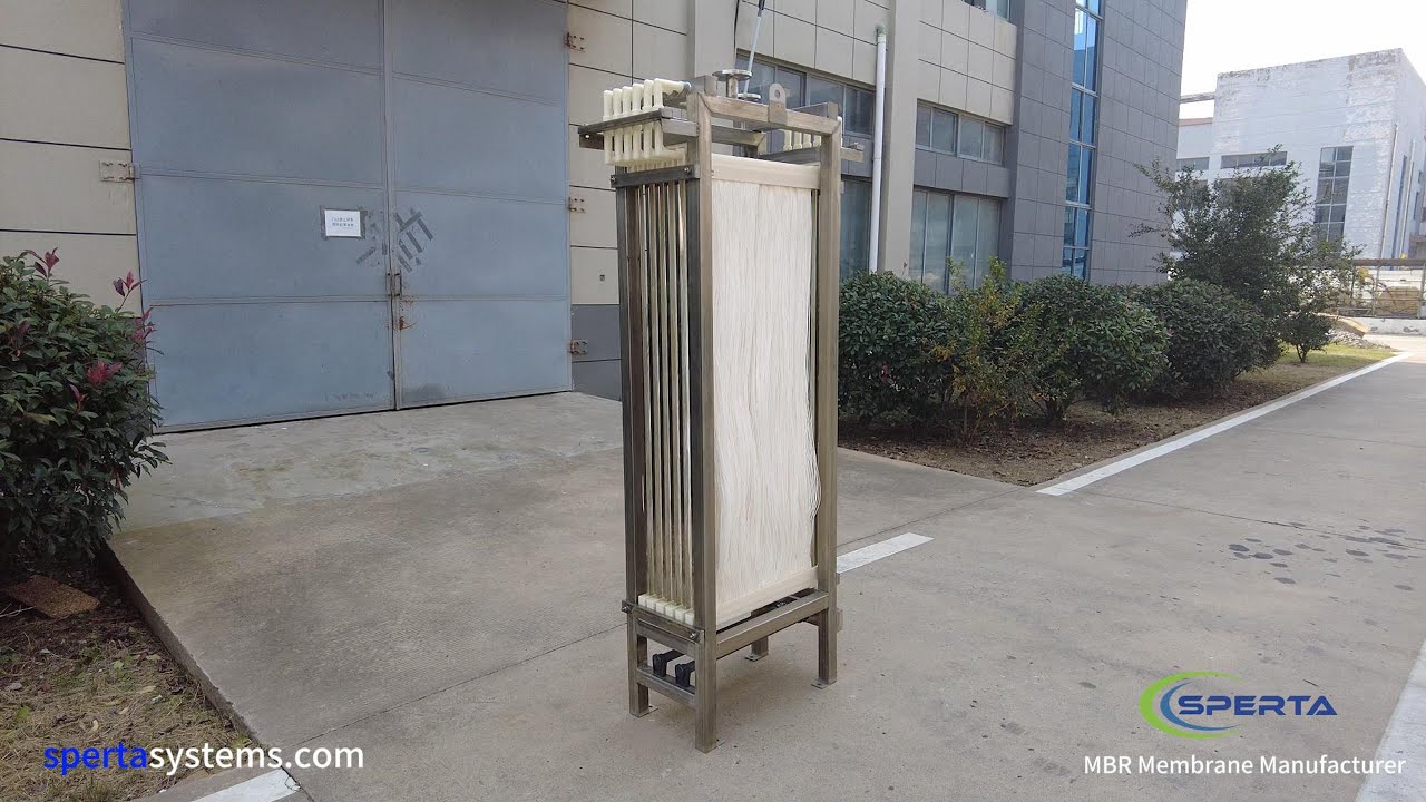 SPERTA 30m3/day MBR Membrane Bioreactor Installation Guide - YouTube