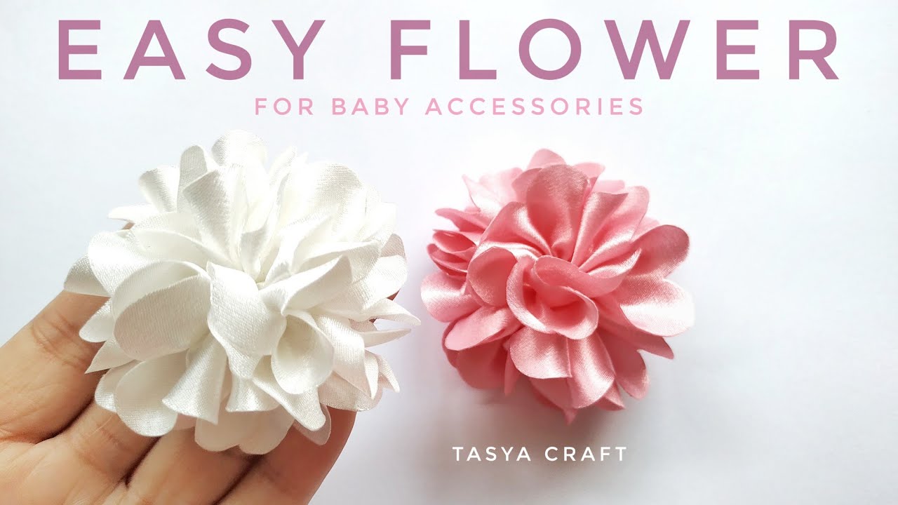 Satin Flower Tutorial - YouTube
