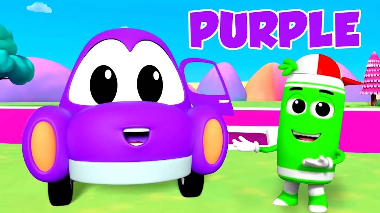 Learn Color Cars, Nursery Rhymes And Kids Learning Videos - YouTube