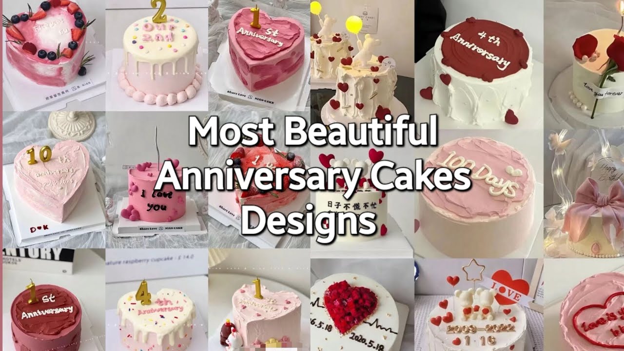 Most Beautiful Anniversary Cakes Designs Ideas|Anniversary Cakes ...