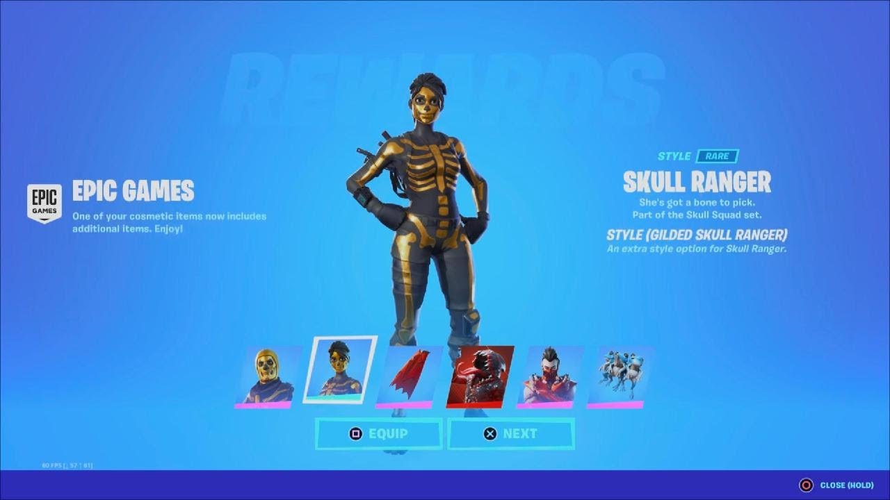 GOLD SKULL RANGER is HERE 🎃GAMEPLAY SHOWCASE (Fortnite HALLOWEEN SKIN ...