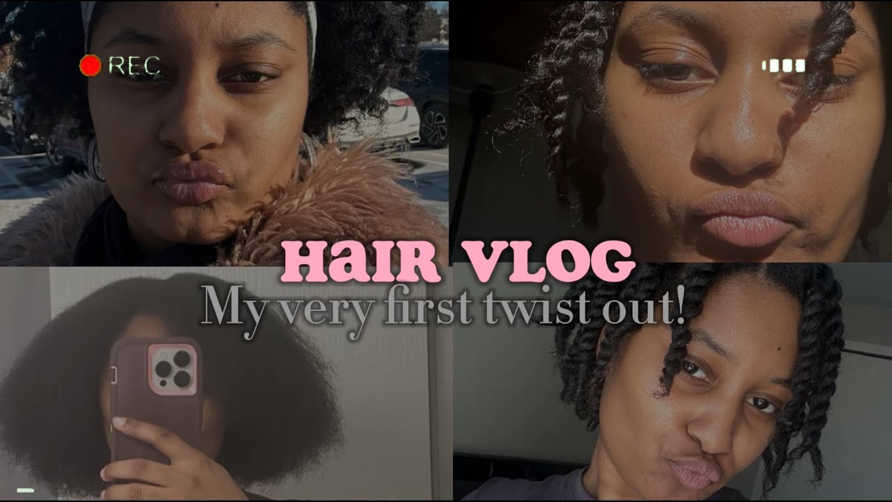 My Very First Twist Out 🤍 | Wash Day & Braids Takedown - YouTube