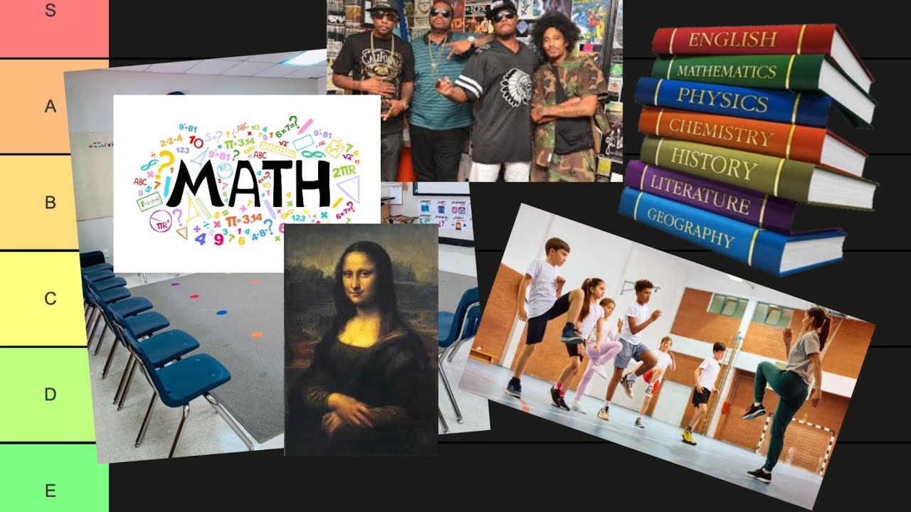 THE ULTIMATE High School Subjects Tier List YouTube the-ultimate-high-school-subjects-tier-list-youtube