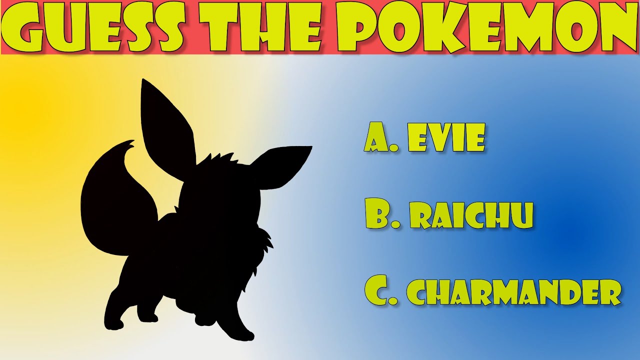 Who's that Pokémon? | Can You Guess Most Popular Pokémon? - YouTube