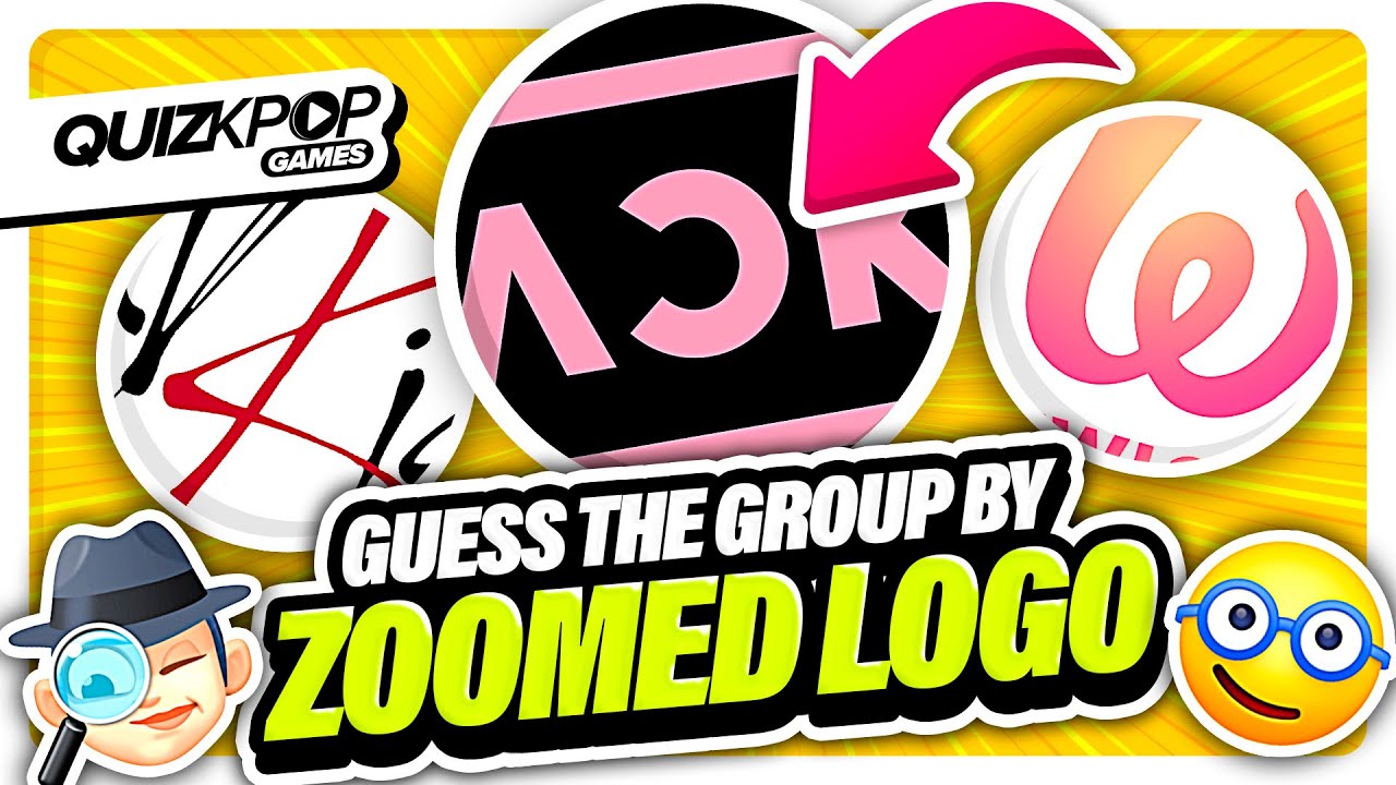 GUESS THE KPOP GROUP BY ZOOMED LOGO 👀 | QUIZ KPOP GAMES 2023 | KPOP ...