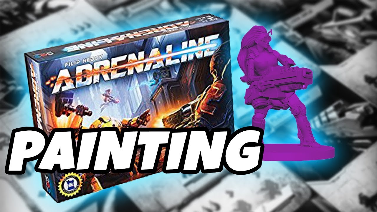 Adrenaline - how to paint VIOLET - YouTube