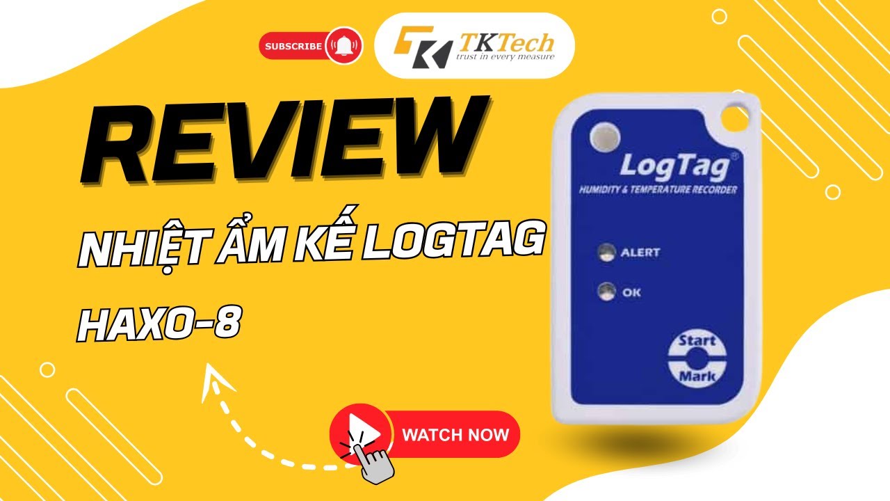 [REVIEW] Nhiệt ẩm kế Logtag HAXO-8 | TKTECH.VN - YouTube