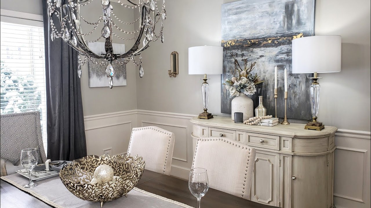 Spring Dining Room Tour | Decorate With Me | Simple Elegant Decor - YouTube