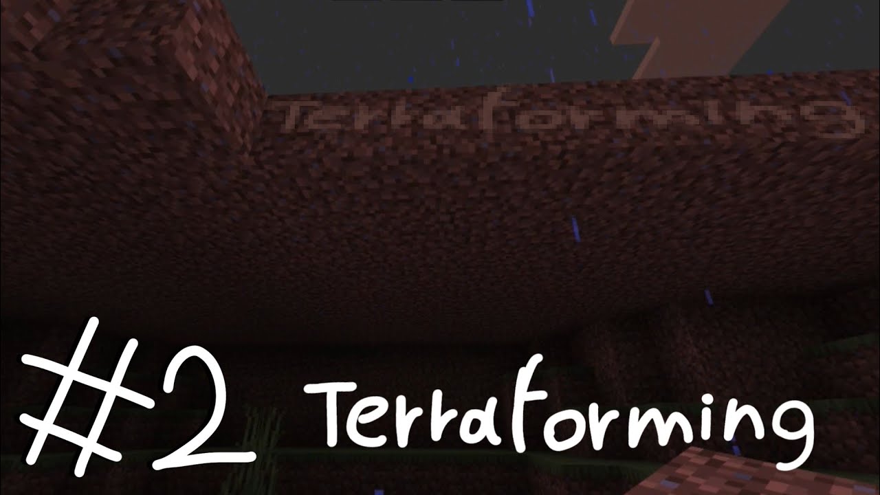 Terraforming the slope. (Minecraft let's play) - YouTube