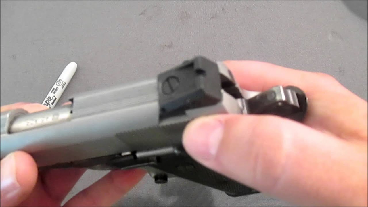 Para P14 45 Expert - After Rear Sight Upgrade and Flat-topping - YouTube