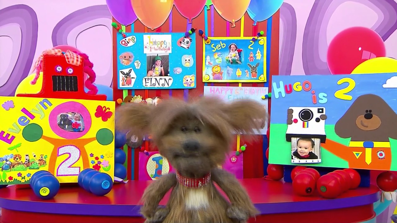 Hugo 2nd Birthday card on Cbeebies 30th December 2016 - YouTube