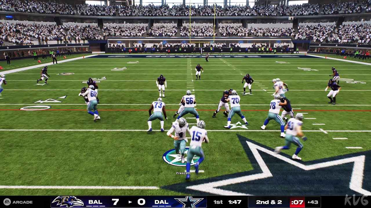 Madden NFL 25 - Baltimore Ravens vs Dallas Cowboys - Gameplay (PS5 UHD ...