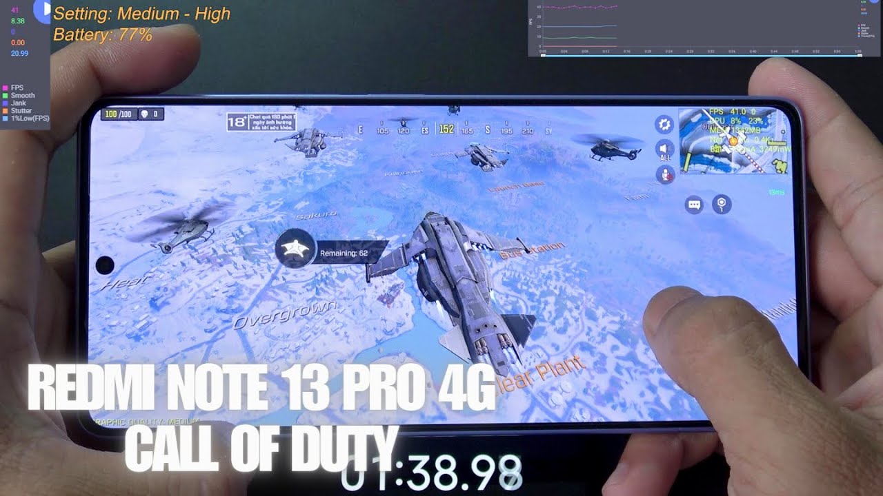 Xiaomi Redmi Note 13 Pro 4G Call of Duty Gameplay | Helio G99 Ultra ...