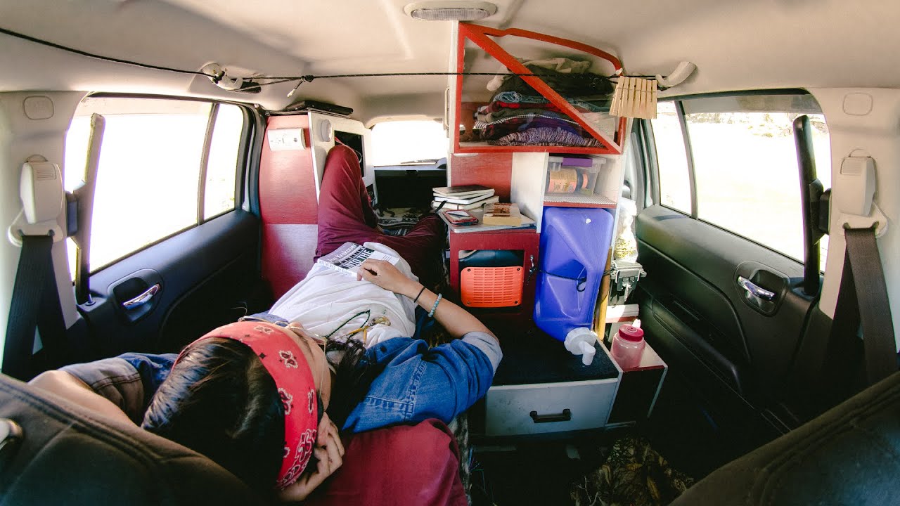 TINY JEEP PATRIOT CAMPER CONVERSION! (Original Uncut) - YouTube