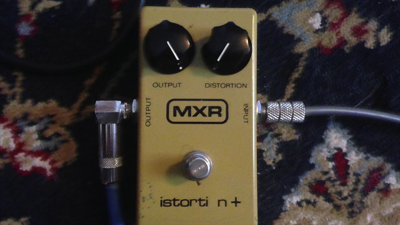 MXR Distortion + - YouTube
