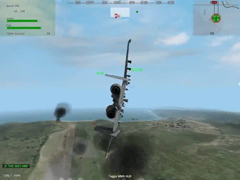 A-10 CAS Attack Run - YouTube