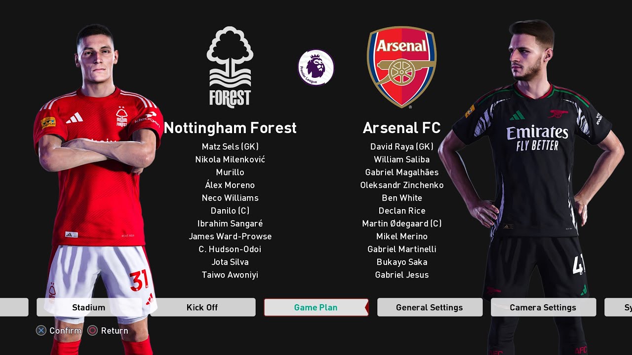 Nottingham Forest 1-0 Arsenal Premier League 2024/25 - YouTube