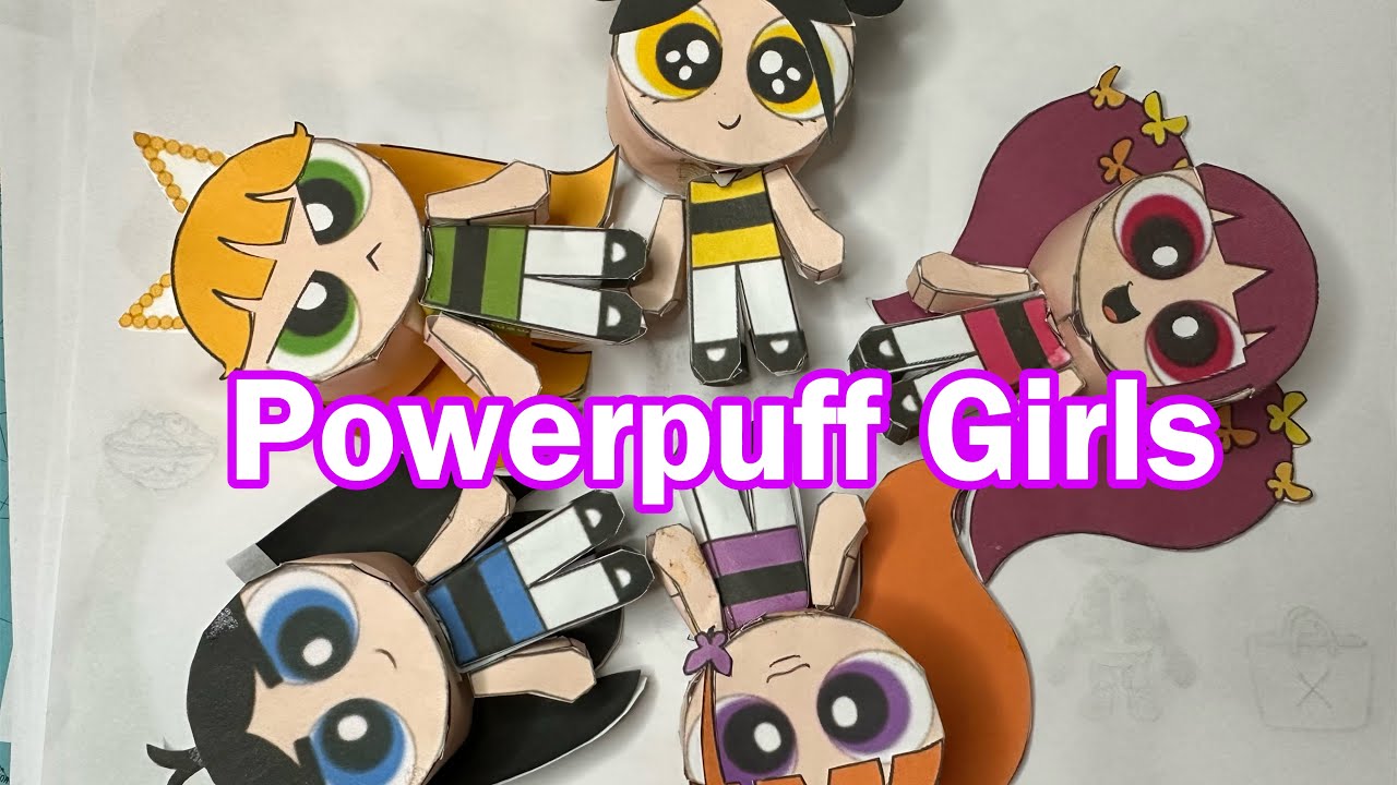 new jean powerpuff girl papercraft#paperdolls #papercraft ...