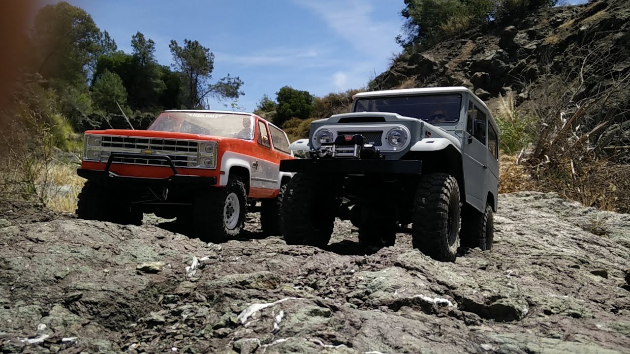 RC4WD FJ and K5 Blazer Ascender-Vaterra 1986 Chevy Kit and Gelande II ...