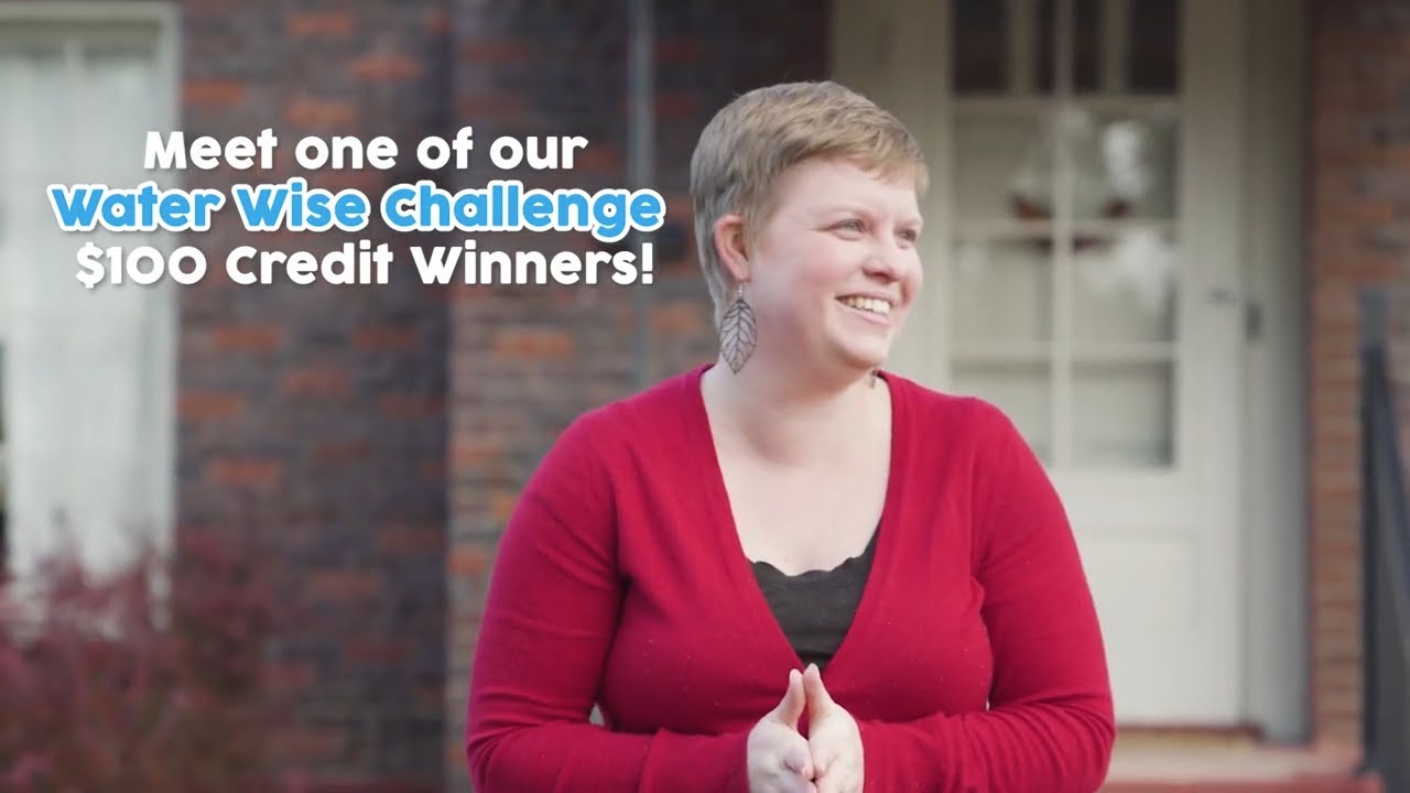 Meet one of our Water Wise Challenge $100 credit winners! - YouTube