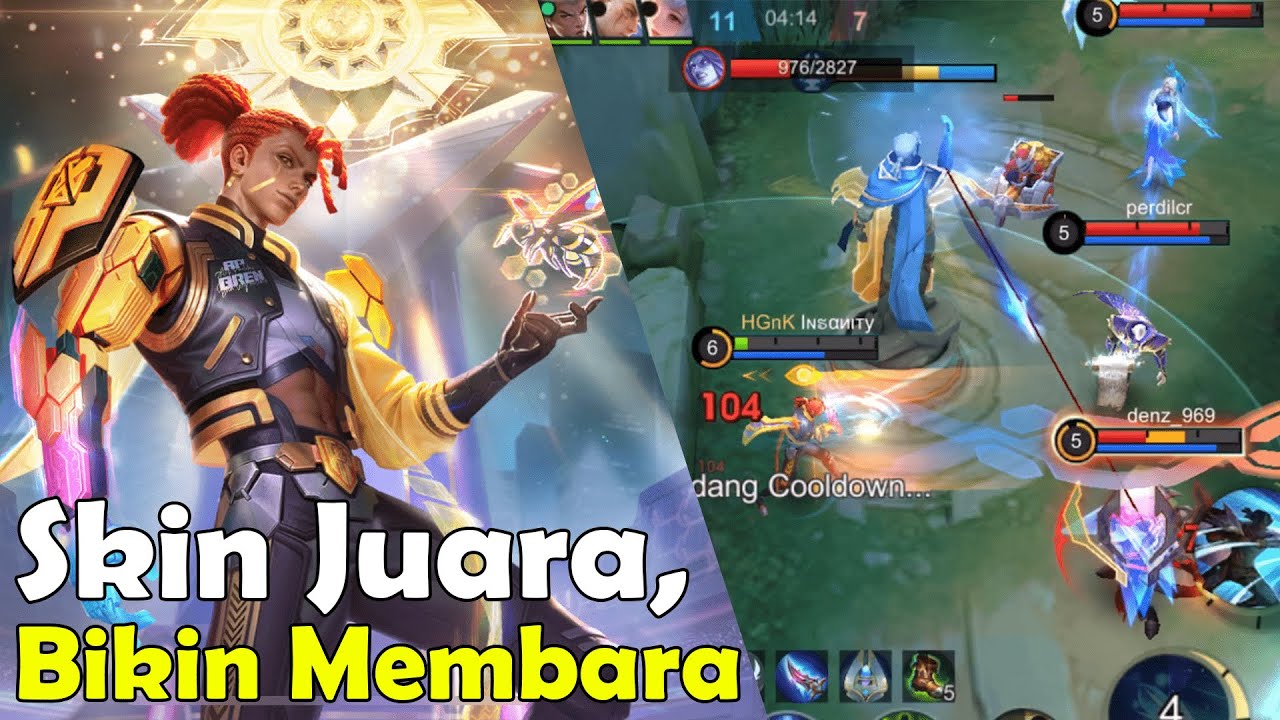Skin Juara, Bikin Membara || Review Skin Brody APBren mobile legends ...