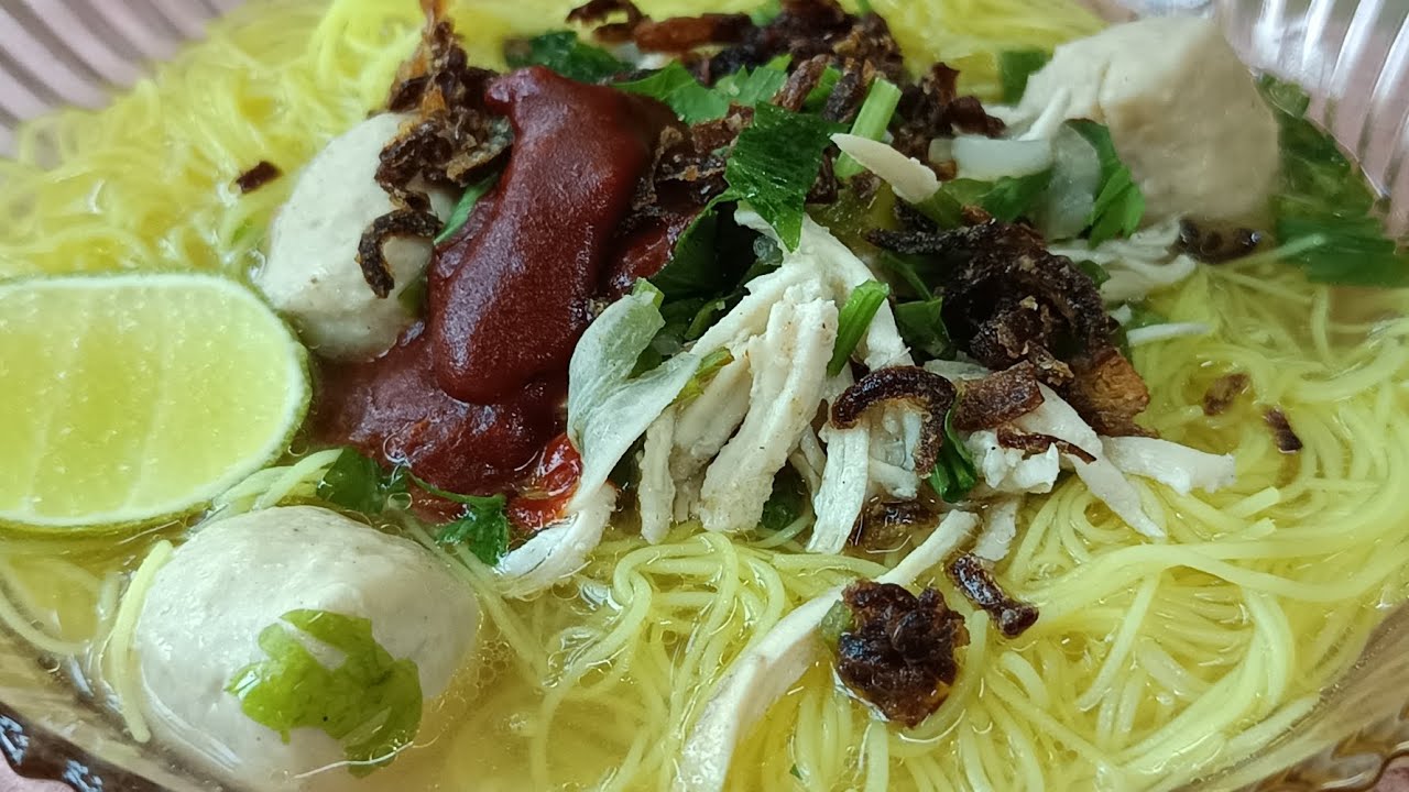 Menu Untuk Rumah Terbuka Hari Raya | Bihun Sup Ayam | Mudah Dan Sangat ...