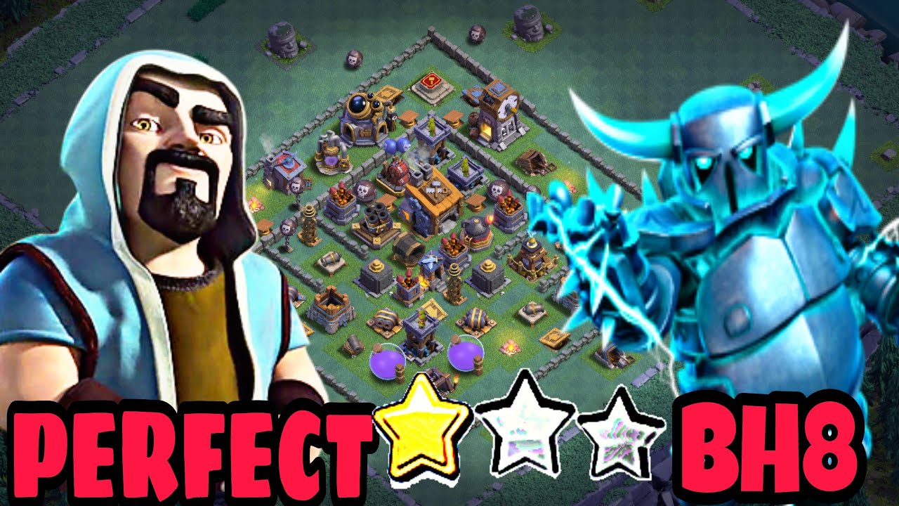 BEST Builder Hall 8 Base w/PROOF!! | CoC BEST BH8 Base Design 2018 ...