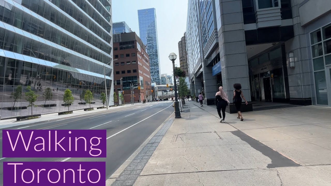 Walking Downtown Toronto on Civic Holiday 8/5/2024 - YouTube