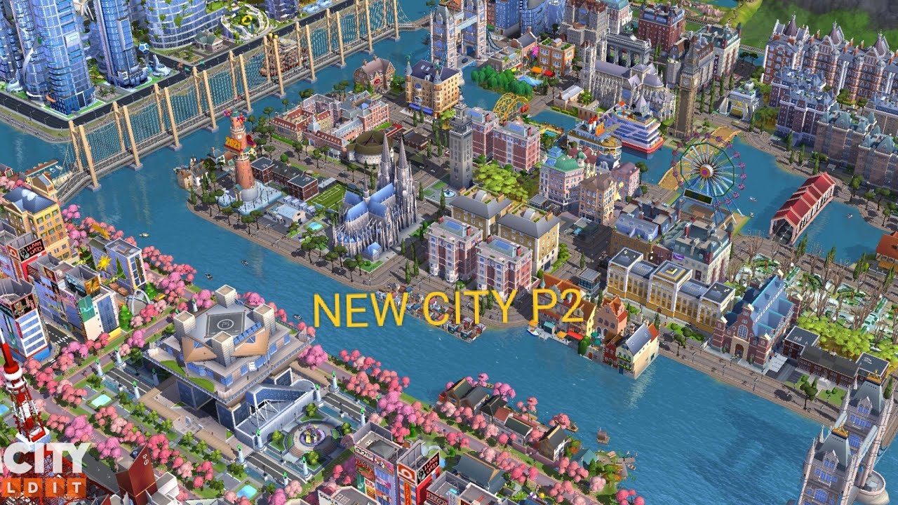 SIMCITY BUILDIT | Following the train to visit my new city - YouTube