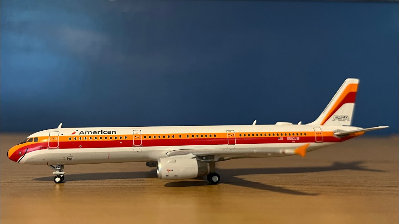 Gemini Jets - American Airlines - A321 - "PSA Heritage" - 1/400 Scale ...