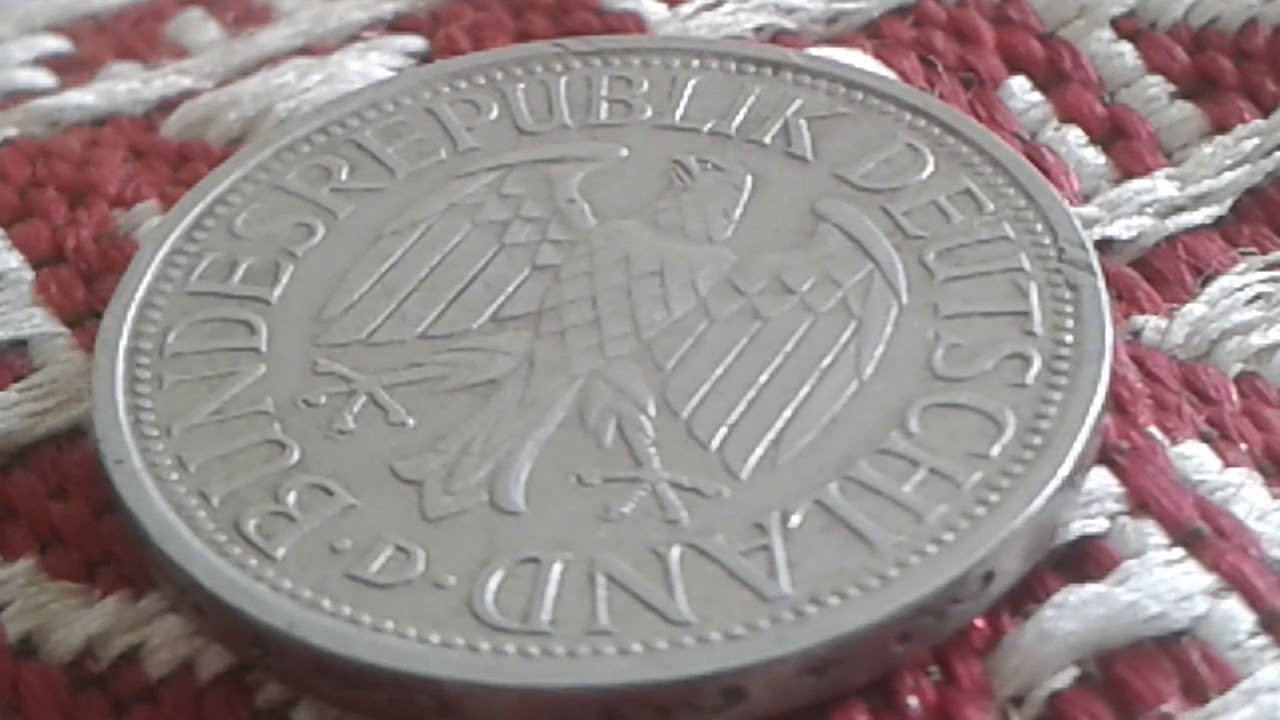 Bavarian State Mint Currency German Eagle,mintmark BUNDESREPUBLIK ...