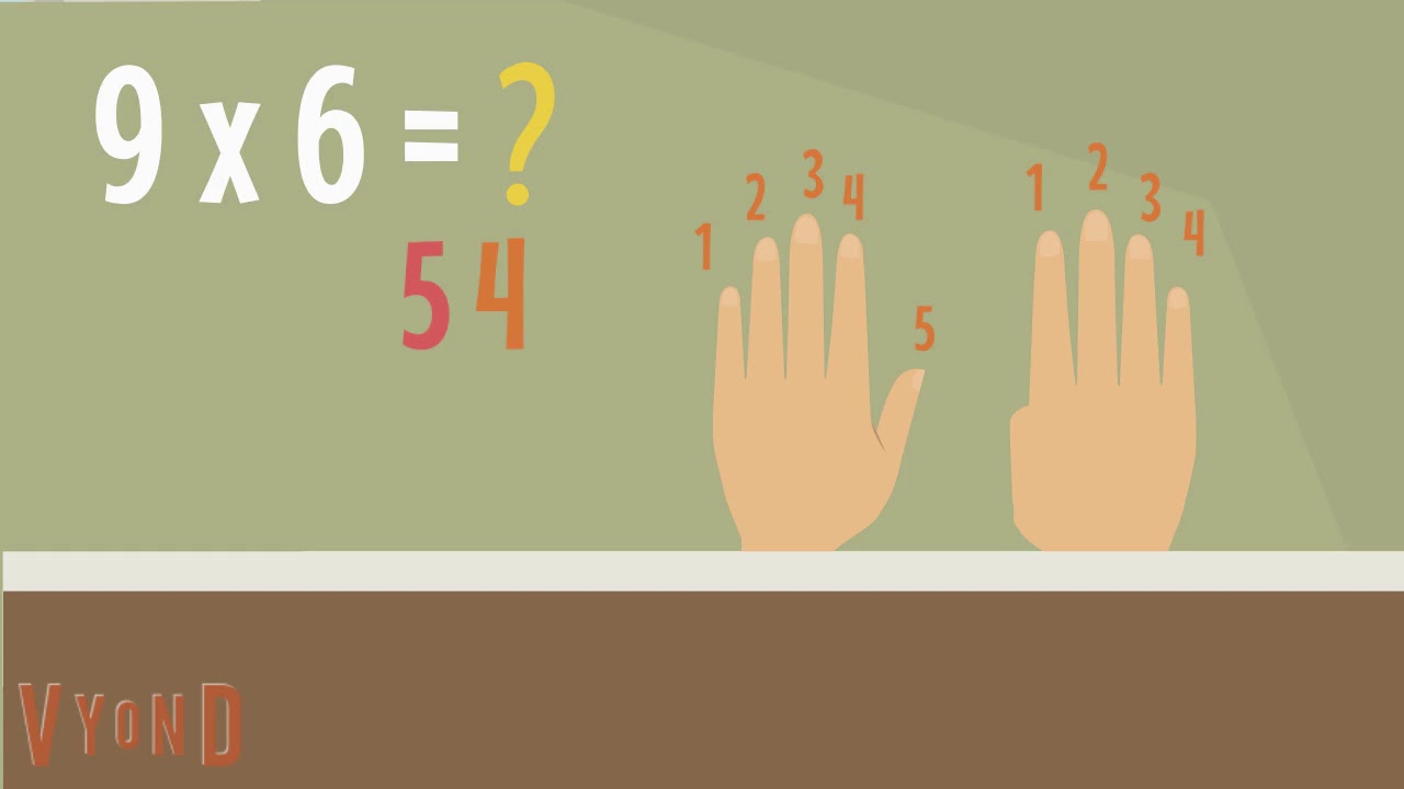 The Math Pack | Multiplying By Nine - YouTube