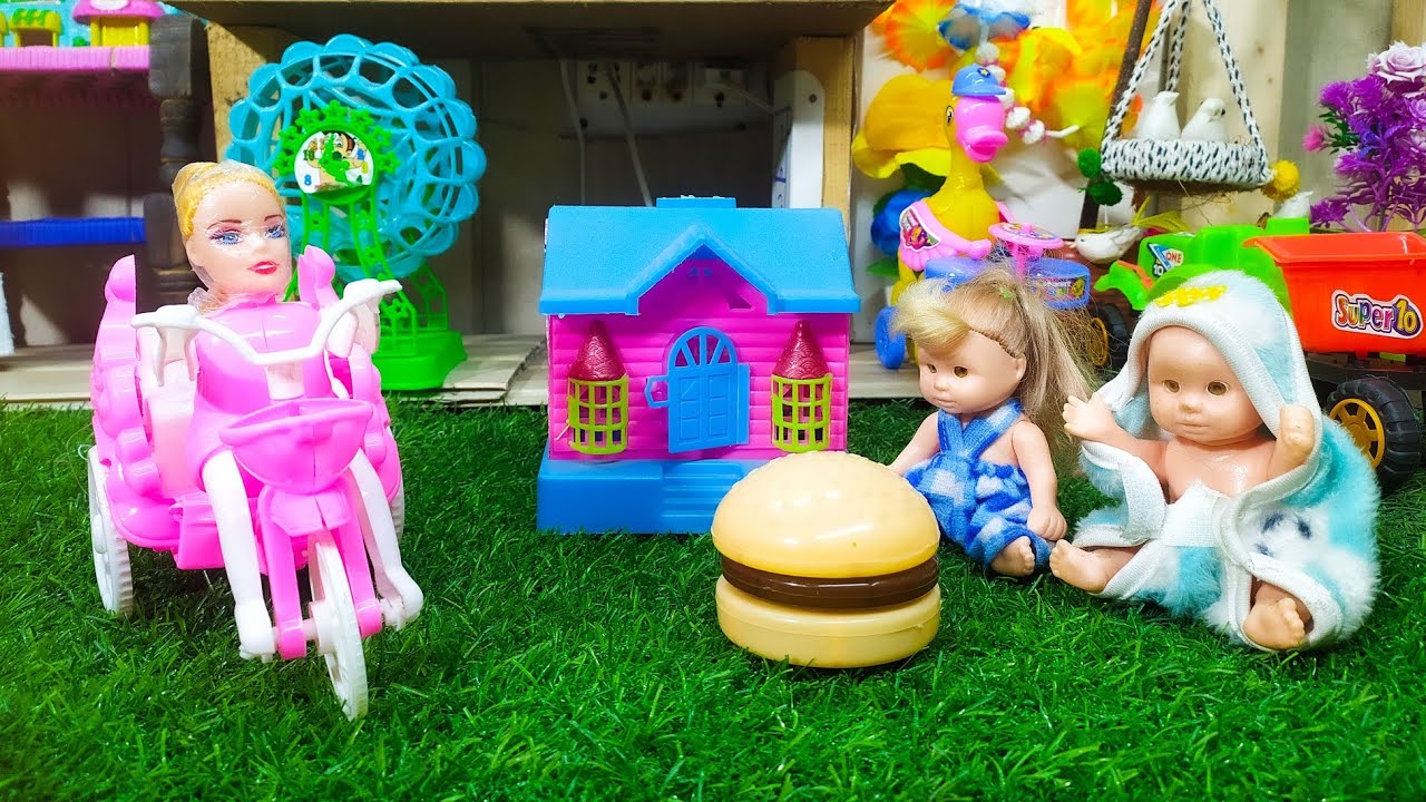chinky pinky aur pappu gappu ki kahani part -1||barbie doll all day ...