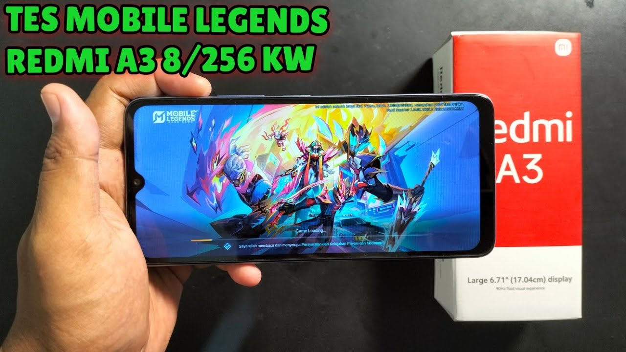 TES MOBILE LEGENDS REDMI A3 8/256 KW HARGA MURAH . AWAS INI HP KW ...