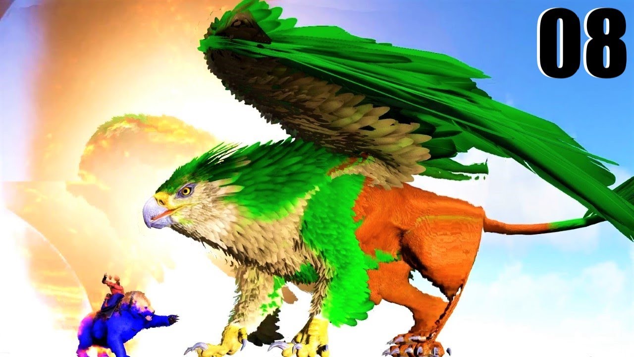 GAME CHANGING DAY OMEGA COLOSSUS GRIFFIN! ARK OMEGA MODDED ARK ...