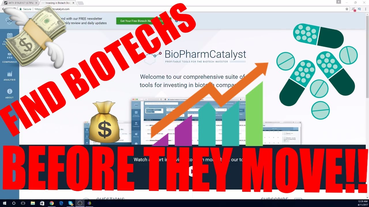 HOW TO Day Trade BIOTECH STOCKS & Find Out When Pharmaceutical stocks ...